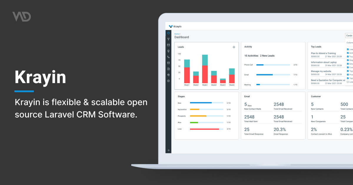 Krayin CRM - Webkul Design
